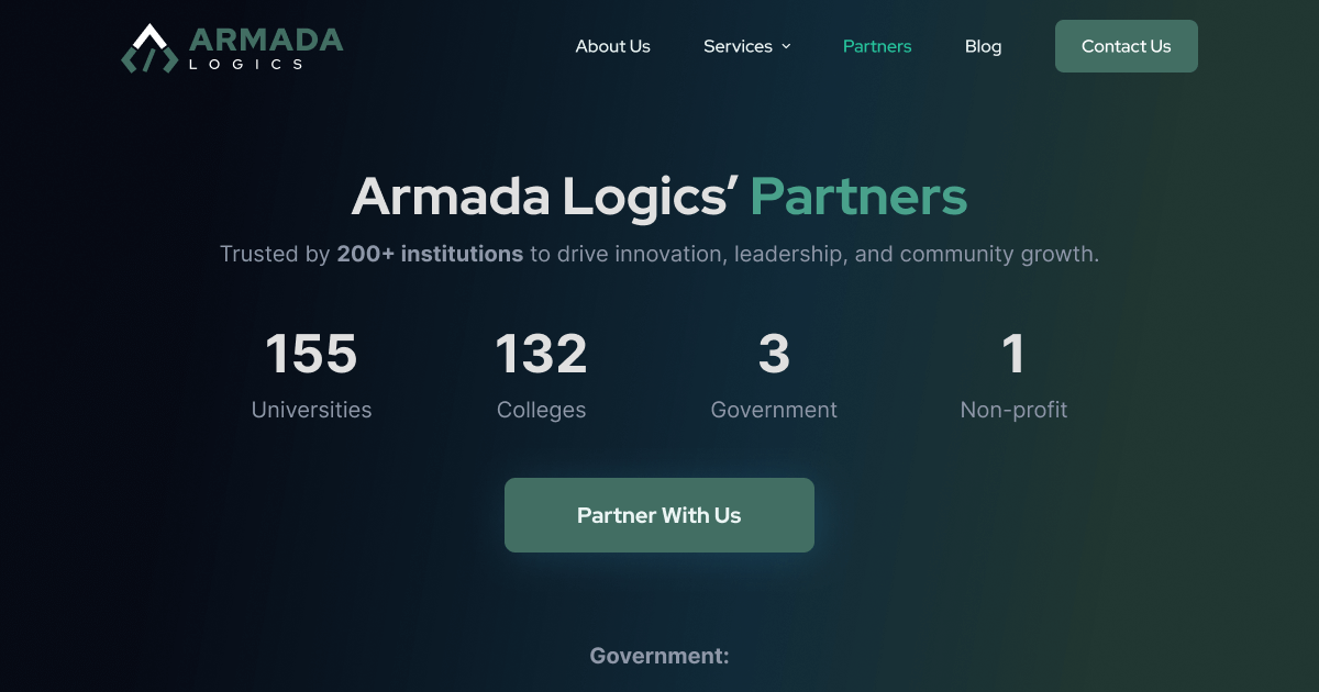 Armada Logics’ Partners – Trusted by Schools & Organizations